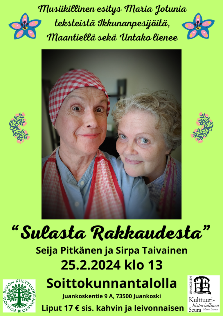 Juankosken Kulttuurihistoriallinen Seura ry – Museo Brunou